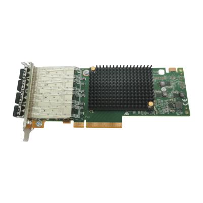 China LPe31004-M6 4-Port 16GFC PCIe Fibre Channel Card with LC SFF Optics for sale
