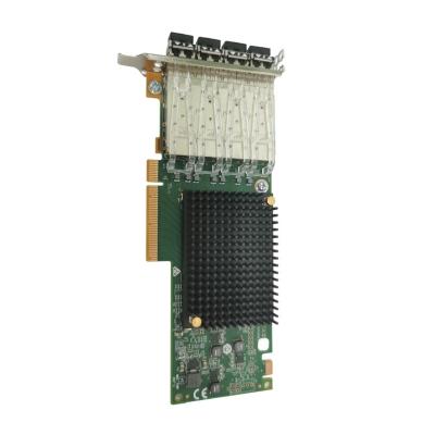 China LPe31004-M6 4-Port 16GFC PCIe Fibre Channel Card with LC SFF Optics for sale