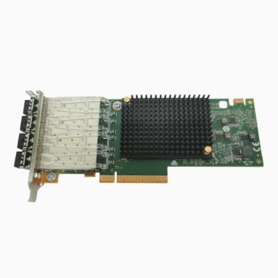 Cina Scheda HBA Emulex Lpe32004 Dual Port 32GFC PCIe 3.0 X 8 Fibre Channel con 4 porte in vendita