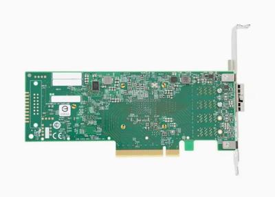中国 Broadcom 9400-8E HBA ホストバスアダプター 12Gb/S SAS ハードディスクアレイカード 8 ポート 販売のため