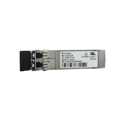 China Brocade 57-1000117-01 8G SFP Optical Module 850nm 550m Multimode LC Connector for sale