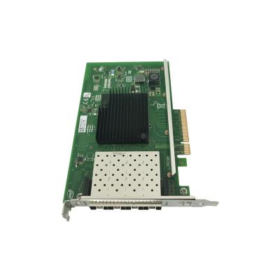 China 10 100 1000Mbps Intel X710-DA4 FH Quad Port 10Gbe Ethernet Adapter Optical Fiber Network Card for sale
