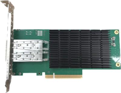 Cina Scheda di rete Ethernet a bassa latenza 25G Intel E810 Chip Dual SFP28 PCIe Gen4.0X8 10Gbps PCI in vendita