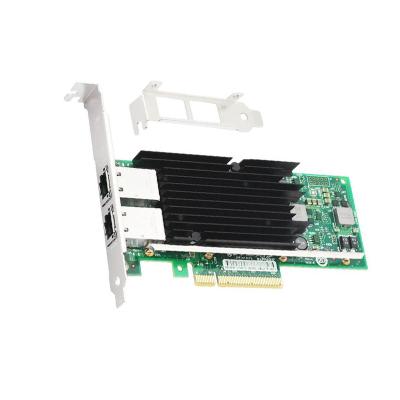 China Intel X540-T2 100M 1G 10G RJ45 Compatible With PCI-E X8 X16 Slots Ethernet Adapter Sfp Network Card for sale