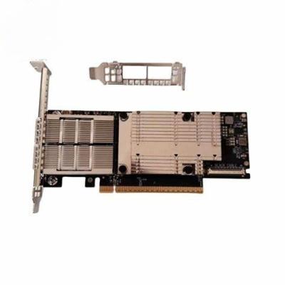 Китай Сетевая карта Mellanox MCX755106AC-HEAT NDR 400 Гбит/с с двумя портами QSFP112 InfiniBand для высокоскоростных серверных приложений продается