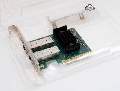 Китай Сетевая карта MCX631102AS-ADAT с интерфейсом ADAT, двумя портами SFP28 25GbE и поддержкой PCIe 4.0 x8 для высокоскоростных серверных приложений продается