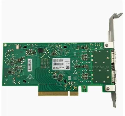 중국 Mellanox MCX512A-ACUT 10/25GbE 듀얼 포트 SFP28 네트워크 카드, 25Gbps 속도 및 X8 레인 PCI Express, 고성능 서버 애플리케이션용 판매용