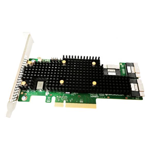 Quality Broadcom 9600-24i RAID Card 24-Port Internal 12Gb/s SAS/SATA Array Card PCIe 4.0 for sale