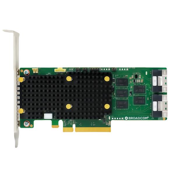 Quality RAID 9600 series is a third-generation tri-mode x8 and x16 NVMe/SAS/SATA storage adapter 9660-16i for sale