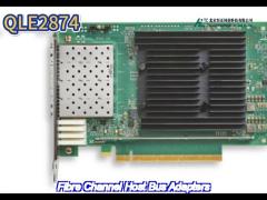 qlogic qle2874 64gbps fibre channel hba card with pcie 4.0 x16 interface and low latency for data ce