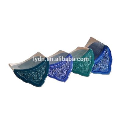 Cina Caolino blu lustrato cinese Clay Villa delle mattonelle di tetto di materiale da costruzione in vendita