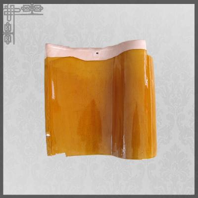 China Building Material Glazed Ceramic Roofing Tiles Glossy for sale