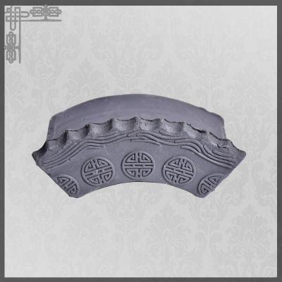 China Bauxite Chinese Clay Roof Tiles Matt Surface Eaves Roof Tiles for sale