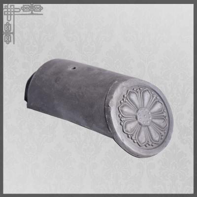 Cina Antique Asian Style Chinese Clay Roof Tiles Eaves Ceramic Roof Tiles in vendita