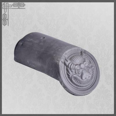 Cina Antique Asian Style Chinese Clay Roof Tiles Eaves Ceramic Roof Tiles in vendita