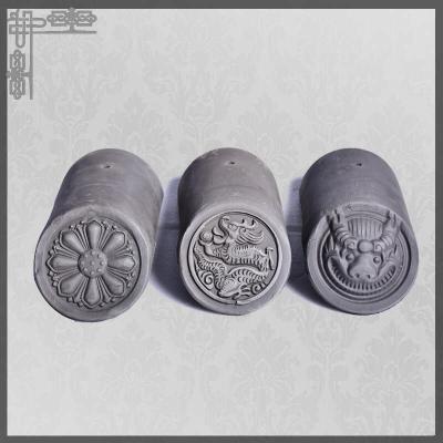 Cina Antique Asian Style Chinese Clay Roof Tiles Eaves Ceramic Roof Tiles in vendita