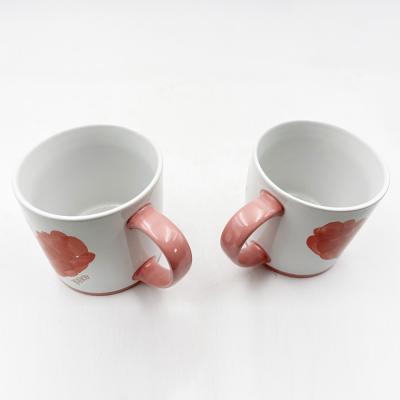 Cina Giorno di San Valentino Cuore Dipinto Prodotti di Artigianato in Ceramica Tazza Coppia Regalo Per Casa E Caffè in vendita