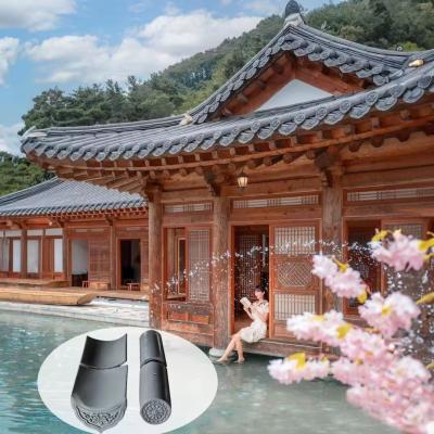 China Material de argila resistente à geada Edifício de estilo chinês Telhas de porcelana Telhas de argila de telhado plano para a Malásia à venda