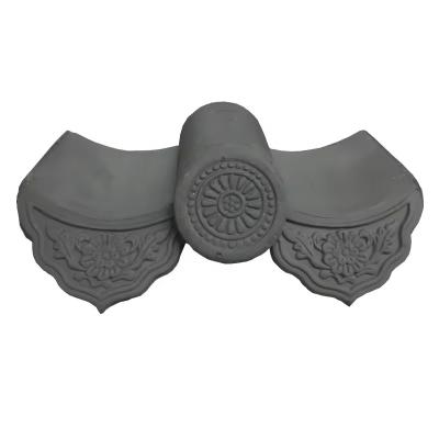 China China Estilo Jardim Templo Materiais de construção chineses antigos telhados de barro não vidrados for sale