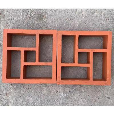 China Breeze Blocks For Wall Decoration Geometric Pattern Terracotta Clay Ventilation Brick Ceiling Hollow Decorative for sale