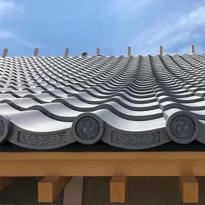 China Pavilhão do Templo Asiático Villa estilo japonês telhado vidrado clássico telhado de argila tradicional antigo à venda