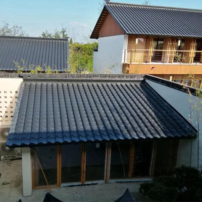 China Telhado durável e clássico de estilo japonês telhado de telhado de telhado de telhado de telhado de telhado de cerâmica antiga 310 * 310mm à venda