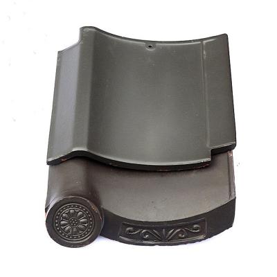 China Design curvo telhados japoneses azulejos cerâmicos material impermeável charme rústico adequado para casa tradicional à venda