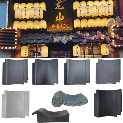 China Telhas de telhado de metal japonês modernas de argila premium leve e durável de várias cores perfeitas para designs contemporâneos à venda