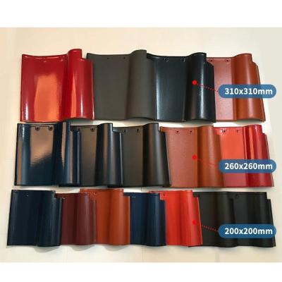 Telhas de telhado de argila telhas de telhado de casa telhas de cerâmica moldura espanhola S telhas