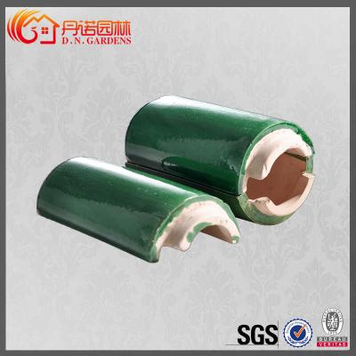 Cina Tetti di tempio resistenti antiche piastrelle di tetto in ceramica verde resistenza alla compressione di 1500N in vendita