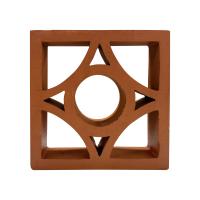 China Construction Material Classical Pattern Design Facade Tiles Ceramic Hollow Bricks for sale