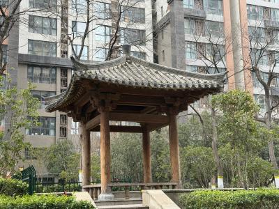 China Custom Chinese Garden Antique Design Solid Leisure Pavilion WaterProof for sale