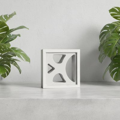 China Square Cement Breeze Block for Screening Ventilation Sintered Firebricks Hollowed Wall Decorate Bricks for sale