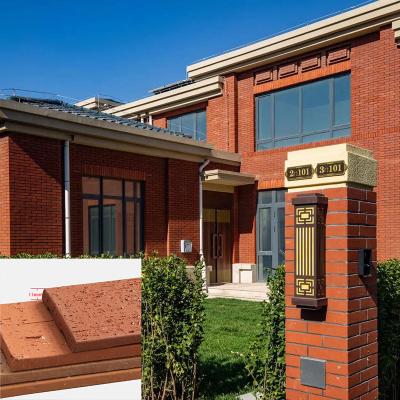 China Outdoor Split Facing Wall Thin Brick Tiles Old Bricks Antique Clay Paving Bricks for Hotels Wall Decoration for sale