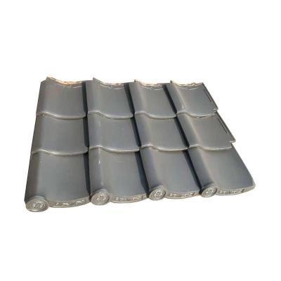 China 310*310mm azulejos de telhado japoneses disponíveis Material de argila cinza para diferentes estilos arquitetônicos à venda