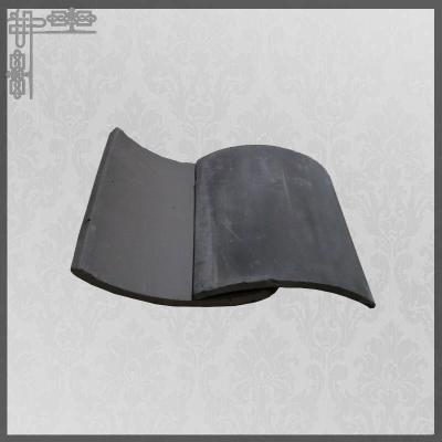 China chinês Clay Roof Tiles Temple Garden Matte Unglazed de 250mm 220mm for sale