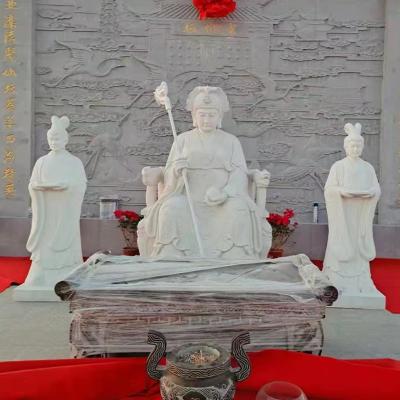 Cina Statua cinese antica di scultura di marmo di Laozi Buddha del giardino di pietra cinese della statua di 2m in vendita