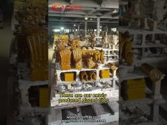 Gazebo Glazed Concrete Roof Tiles Chinese Temple Graphic Design Garden House