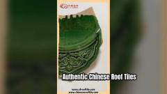 Chinese Style Jade Green Glazed Roof Tiles-The artwork on the roof