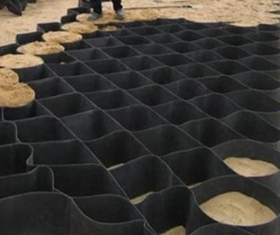 China Reinforced HDPE Cellular Confinement Geocell Fabric For Slope Protection for sale