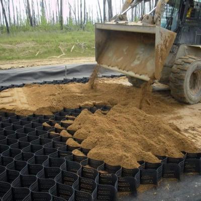 중국 자갈 안정기 HDPE 지오셀 50mm 지오셀 토지 그리드 농장 산책로 드라이브 판매용
