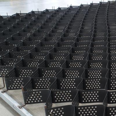 중국 도로 건설 하위층 안정화 및 부하 지원 자갈 안정화 그리드 HDPE 지오 셀 제조업체 판매용
