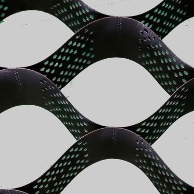 China Textured HDPE Plastic For Ground Reinforcement Hdpe Geocell 75mm 100mm 150mm 200mm for sale