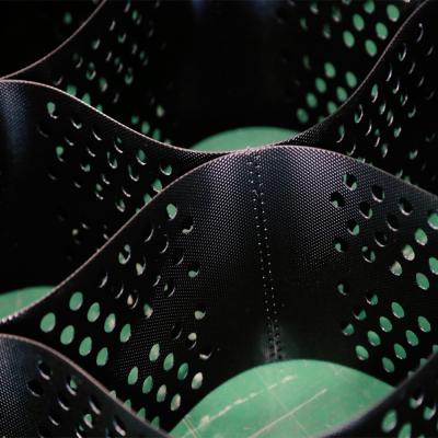 China HDPE Smooth / Textured Perforated Geocell With CE Certificate Gravel Grids Paver Manufacturer  Supply for sale