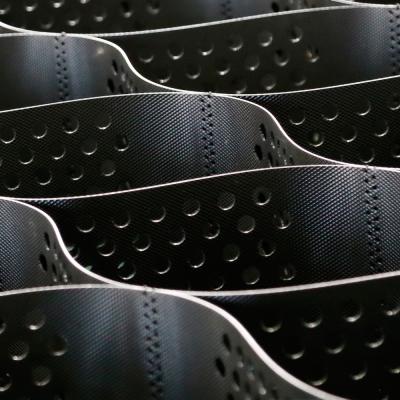 Cina Geocelle di plastica Hdpe Geocell tessuto Geocell Geocell utilizzato nella costruzione stradale 356mm 445mm in vendita