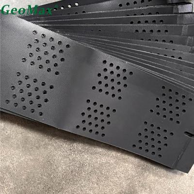 중국 고강도 150mm 높이 HDPE 지질세포 토양 격자 구멍이 뚫린 ESCR OIT 토양 안정화 판매용