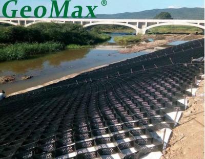중국 HDPE 지오셀 150mm 높이 445mm 용접 공간 채널 배수 해계 홍수 관리 침식 제어 물 흐름을 억제 판매용