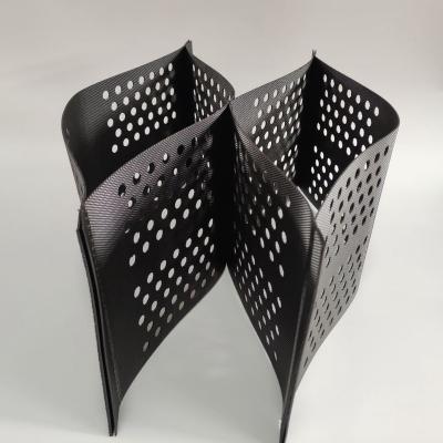 China Ultrasonic Welding Connection HDPE Geocell for Textured Perforated Surface Soil Stabilization for sale