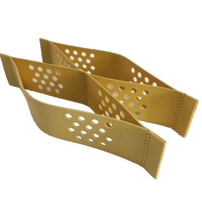 Cina Geocell in HDPE marrone di 8 pollici (200 mm) di altezza per sistemi di copertura finale di copertura delle discariche in vendita