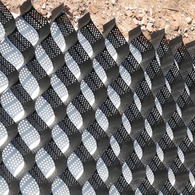 China 150mm Height Green Color HDPE  Geocell with 445mm Weld Spacing for Construction Access Roads In Vietnam for sale